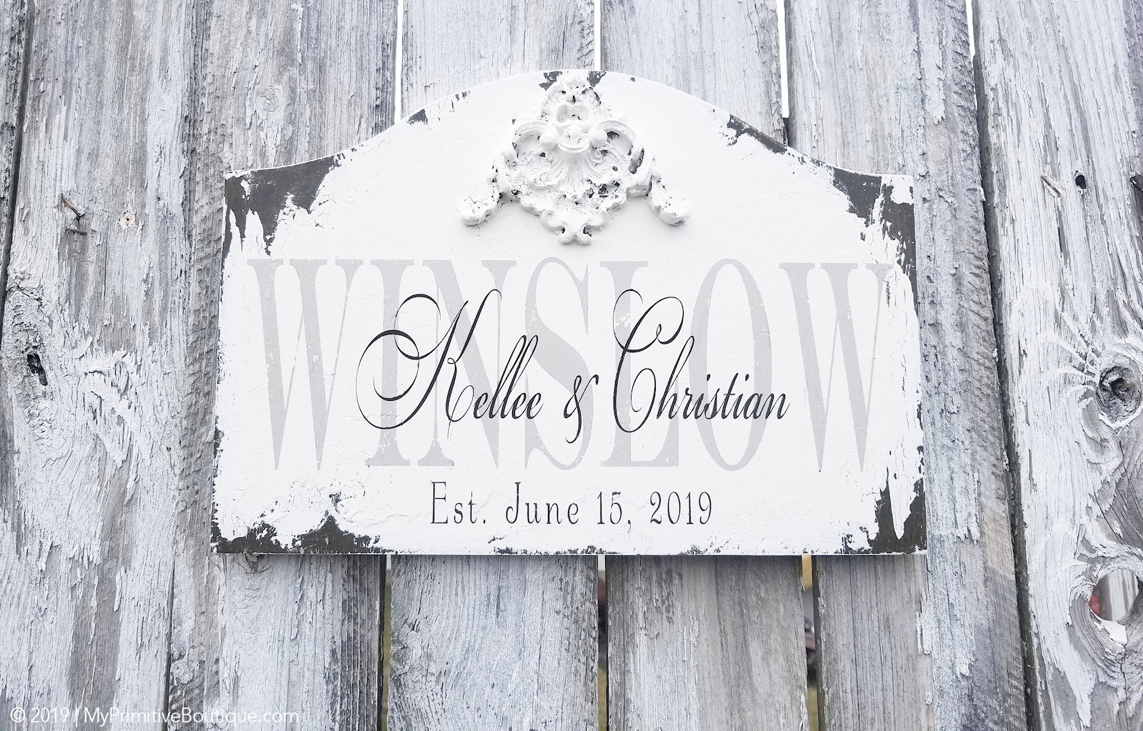 WOODEN NAME SIGN Established Sign Personalized Wedding | Etsy