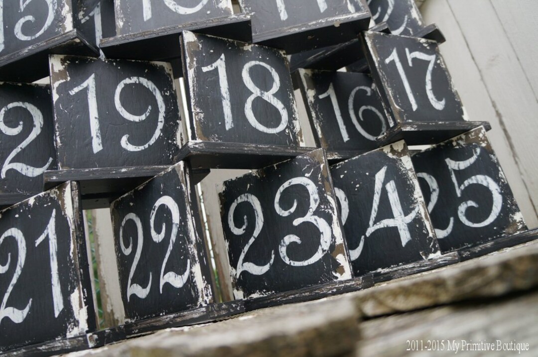 Rustic Table Numbers | Wood Table Numbers | Wedding Table Numbers ...