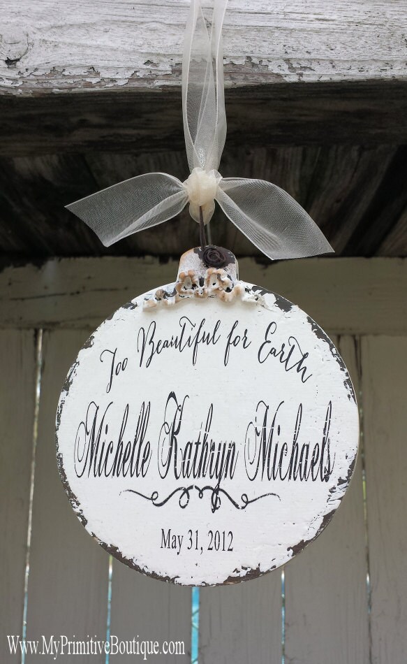 In Memory of Christmas Ornament Personalized Christmas | Etsy