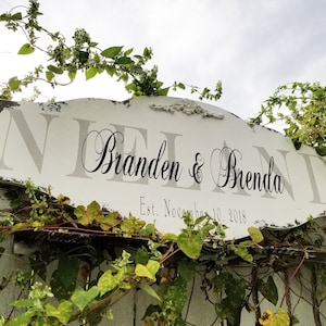 Farmhouse Sign Established Sign Family Name Sign | Etsy