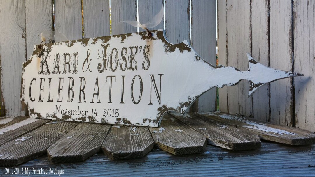 Arrow Sign for Wedding | Large Wedding Arrow Sign | Rustic Beach ...