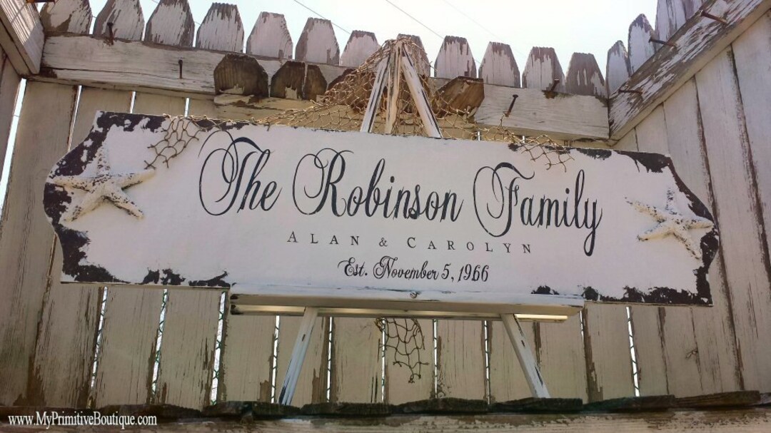 Nautical Decor | Nautical Theme | Personalized Sign | Beach House Decor ...