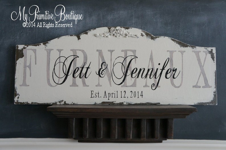 Last Name Sign | Family Name Sign | Rustic Wedding Decor | Rustic ...