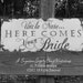 Here Comes Your Bride Sign PERSONALIZED WEDDING SIGN Shabby Chic ...