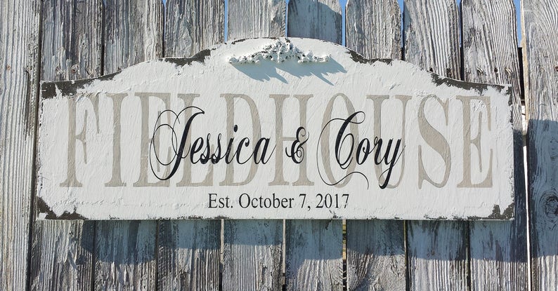 Last Name Sign | Family Name Sign | Rustic Wedding Decor | Rustic ...