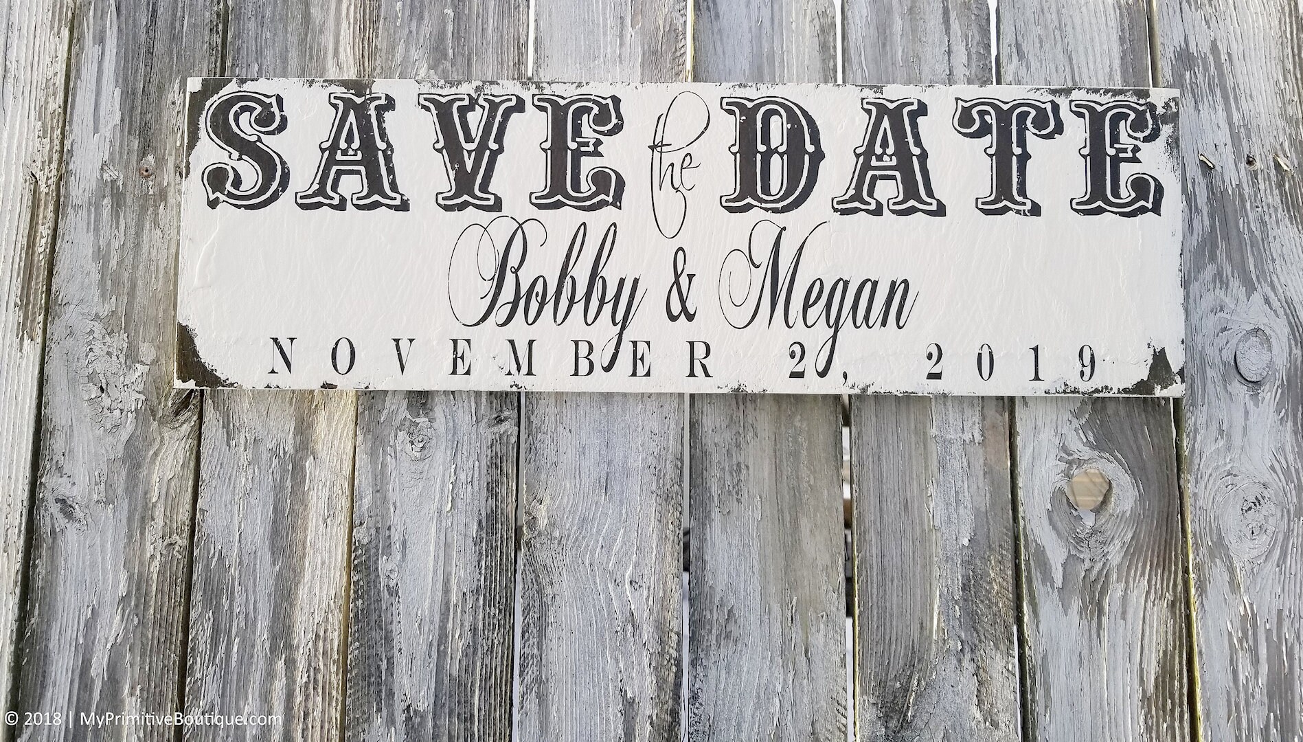 Personalized Save The Date Sign Western Theme Wedding | Etsy