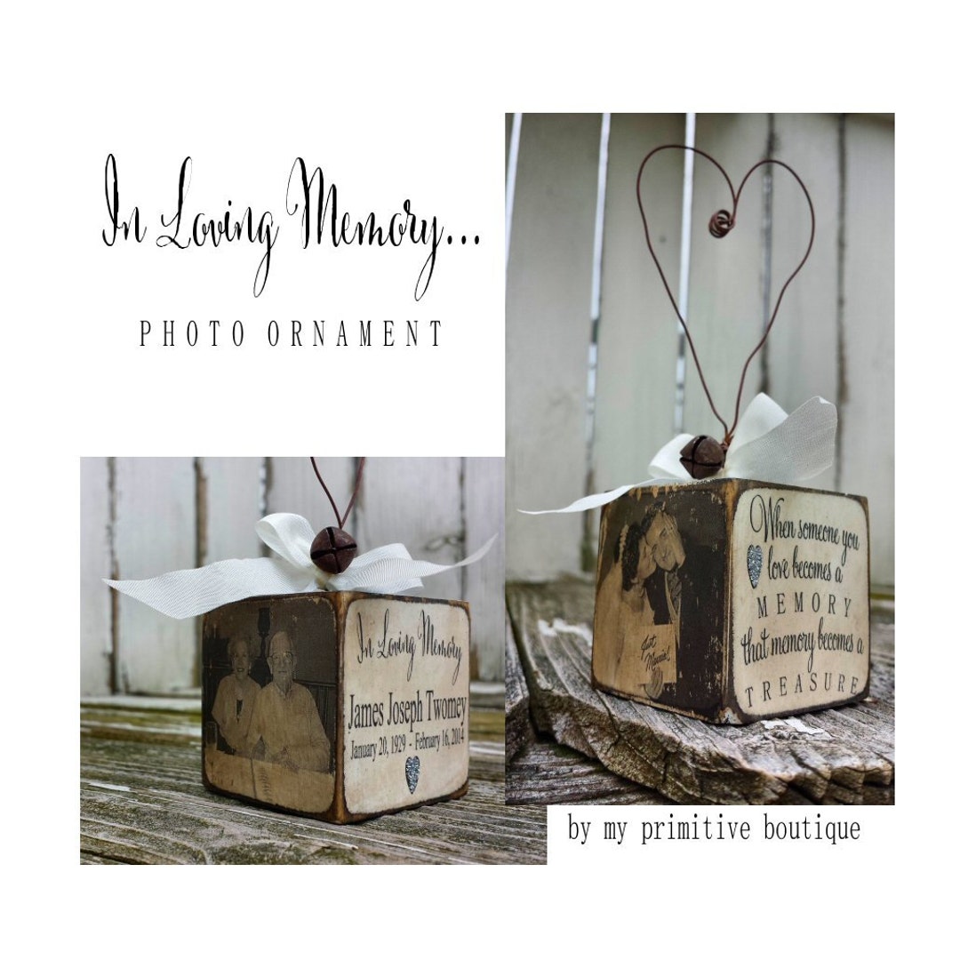 In Memory of Christmas Ornament | Photo Christmas Ornaments ...