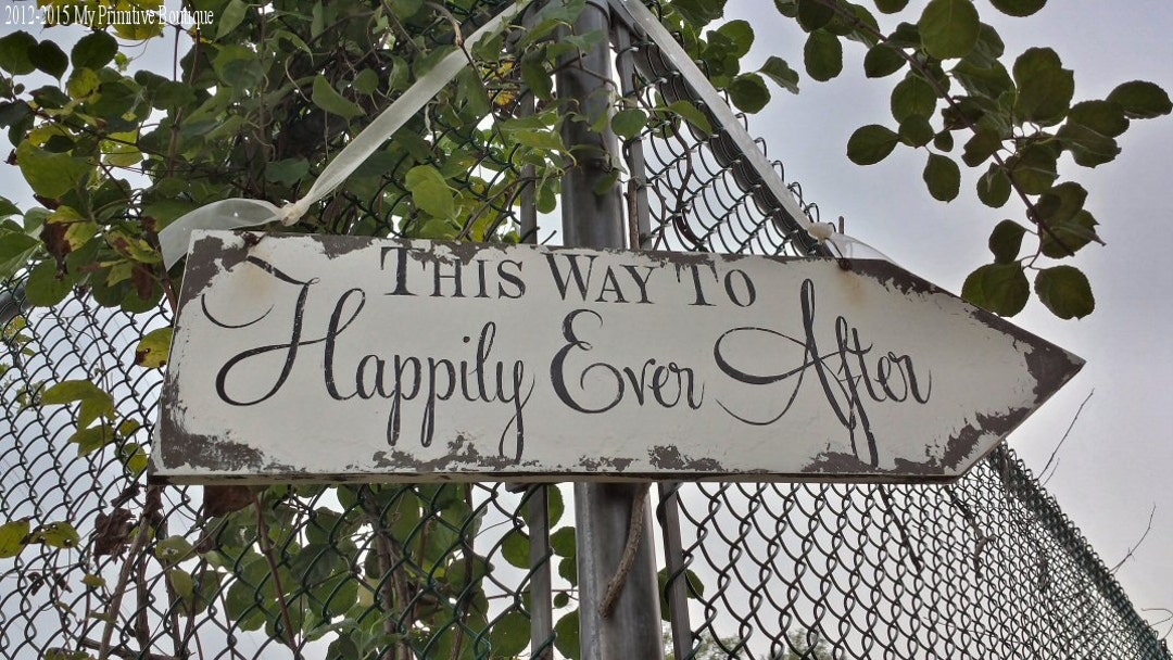 Happily Ever After Sign | Fairytale Wedding Sign |fairytale Decor for ...