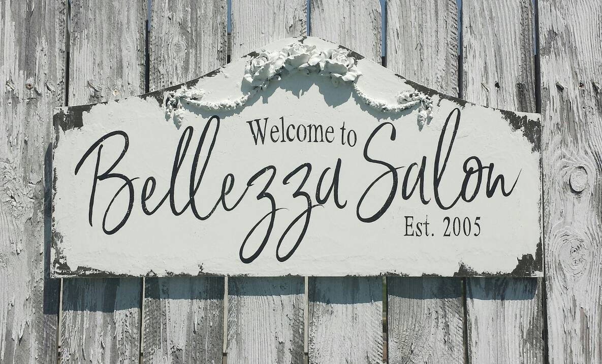 Shabby Chic BUSINESS SIGN Custom Business Name Sign With | Etsy