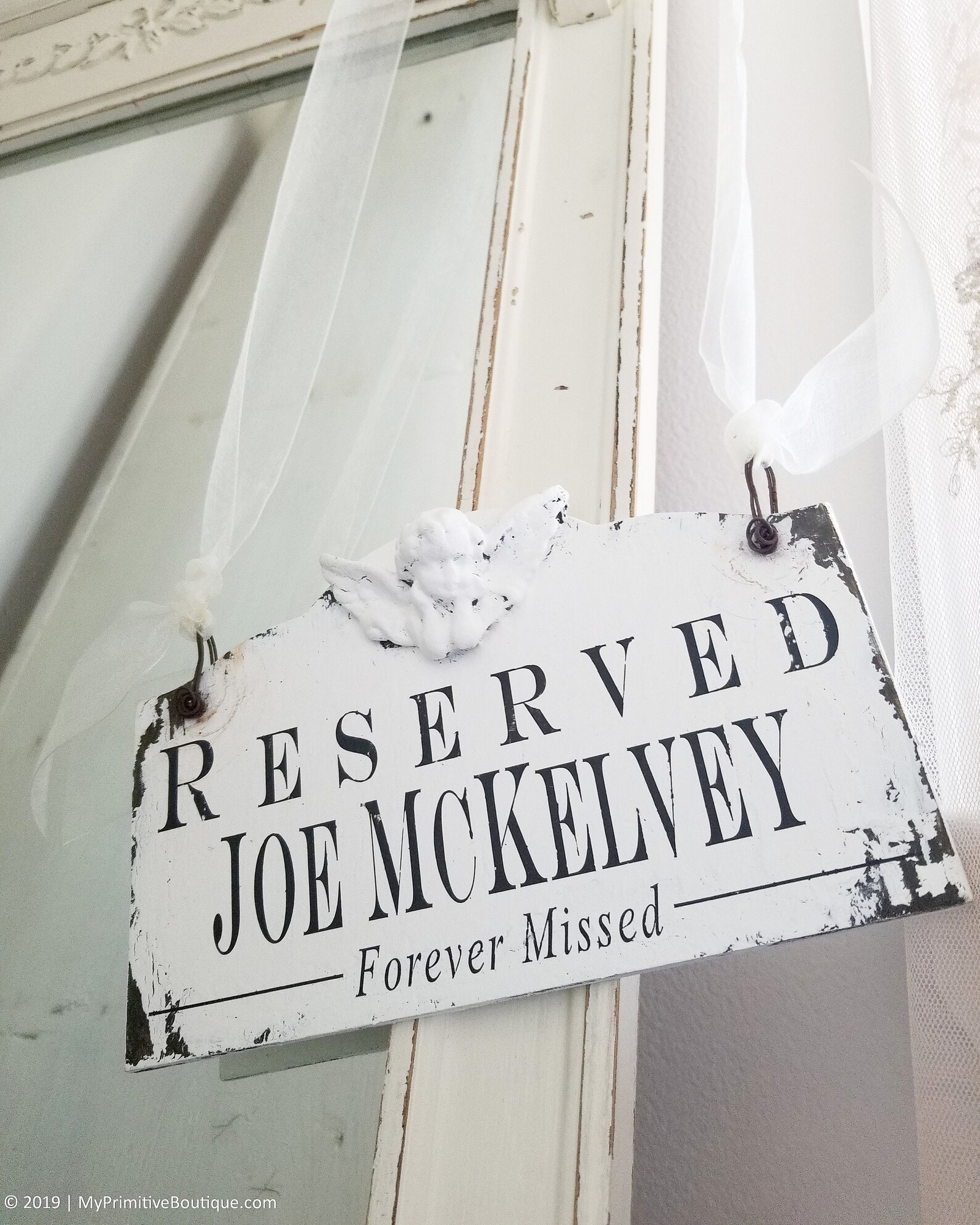 In Loving Memory Sign Reserved Sign Rustic Wedding Chair - Etsy
