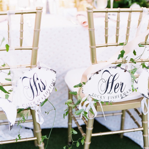 Mr Mrs Chair Signs - Etsy