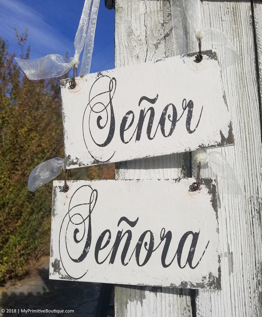 Senor and Senora Wedding Signs | Spanish Wedding Decor | Spanish ...