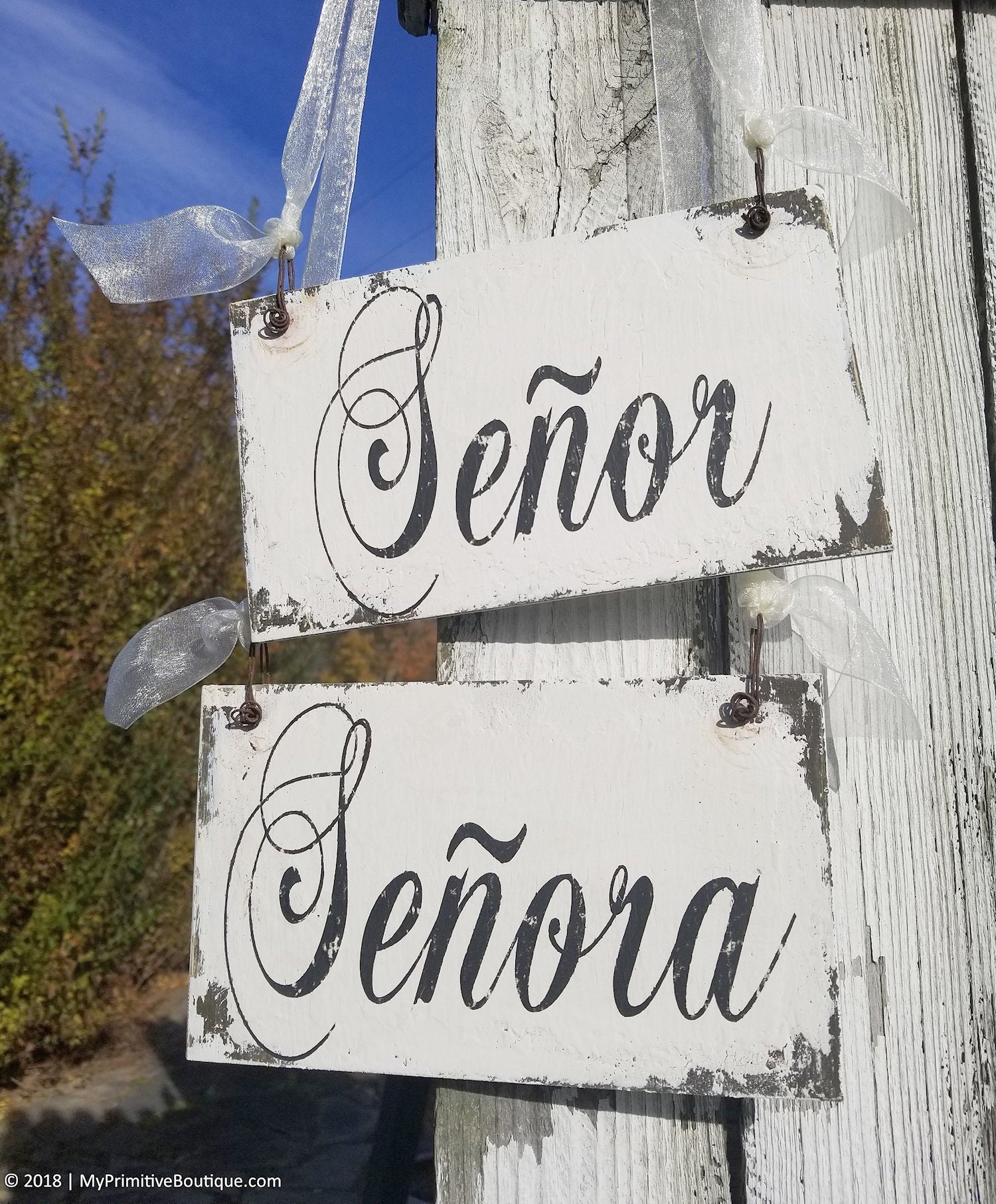 Senor and Senora Wedding Signs | Spanish Wedding Decor | Spanish ...