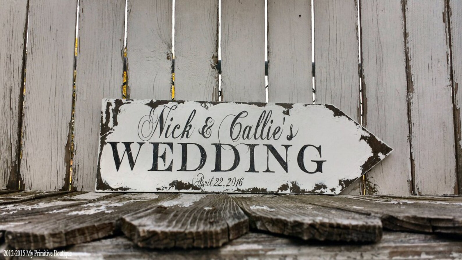 Personalized Wooden Wedding Arrow Sign Rustic Arrow Wedding | Etsy