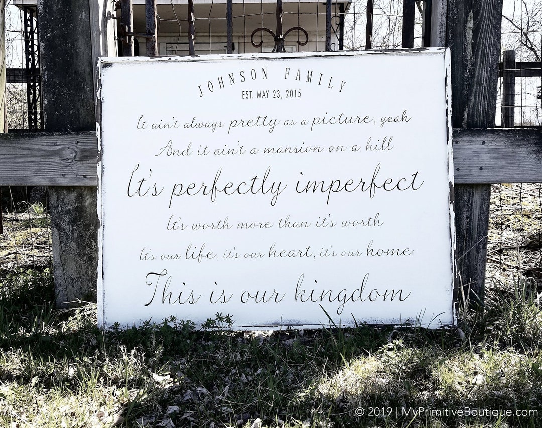 Rustic Farmhouse Sign | Rustic Farmhouse Decor |rustic Family Name Sign ...