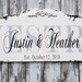 Last Name Sign | Family Name Sign | Rustic Wedding Decor | Rustic ...