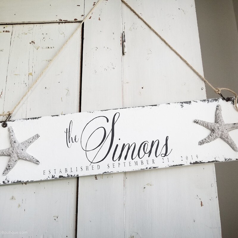 Coastal House Sign - Etsy