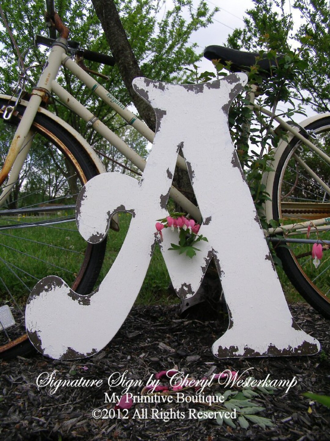 LARGE WOODEN LETTERS | Letter A | Wooden Cut Out Letters | Rustic 24 ...