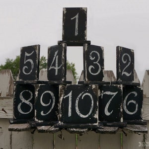 Rustic Table Numbers | Wood Table Numbers | Wedding Table Numbers ...