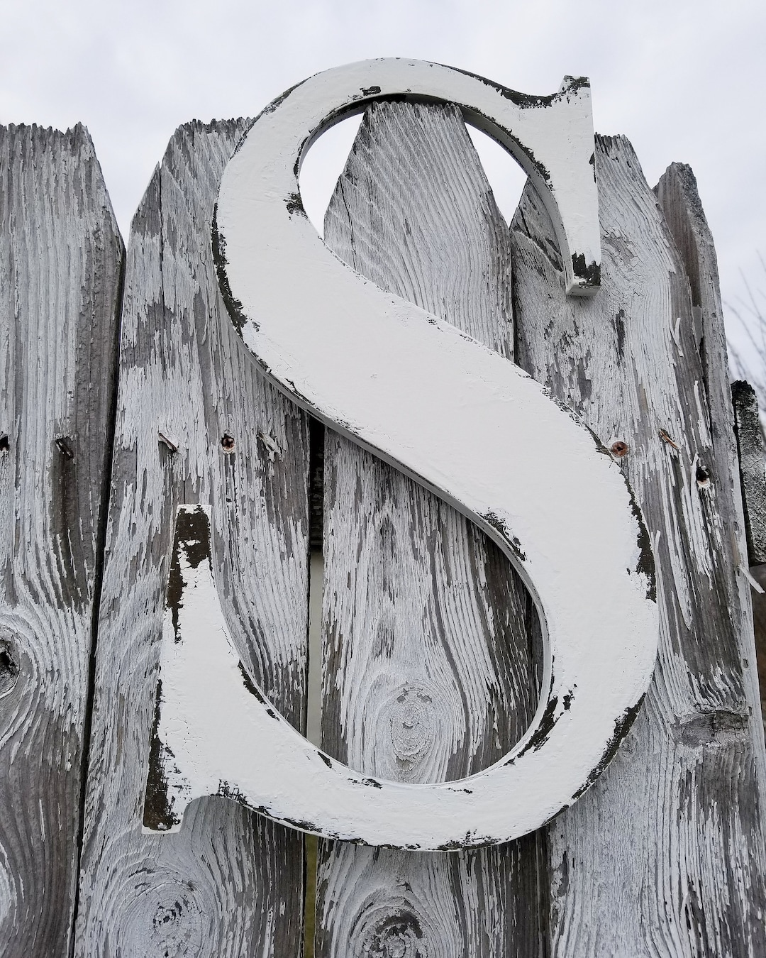 WOODEN LETTERS | Letter S | Vintage Inspired | Rustic Letters | Wooden ...