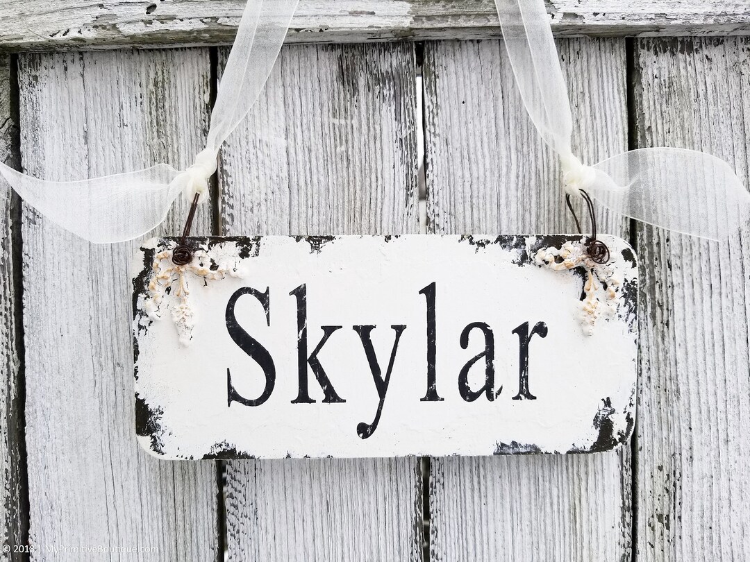 Childrens Name Sign | Rustic Name Sign for Kids | Wood Name Sign ...