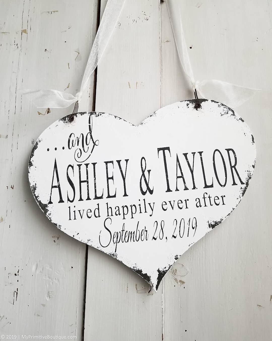 Rustic HAPPILY EVER AFTER Sign | Fairytale Wedding Decor | Wedding Sign ...