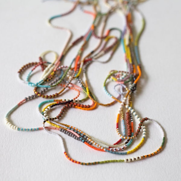 Seed Bead Necklace - Etsy