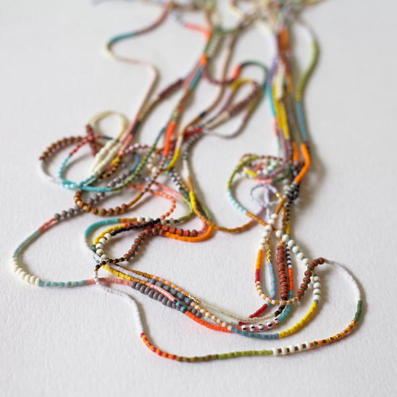 Seed Bead Necklace - Etsy