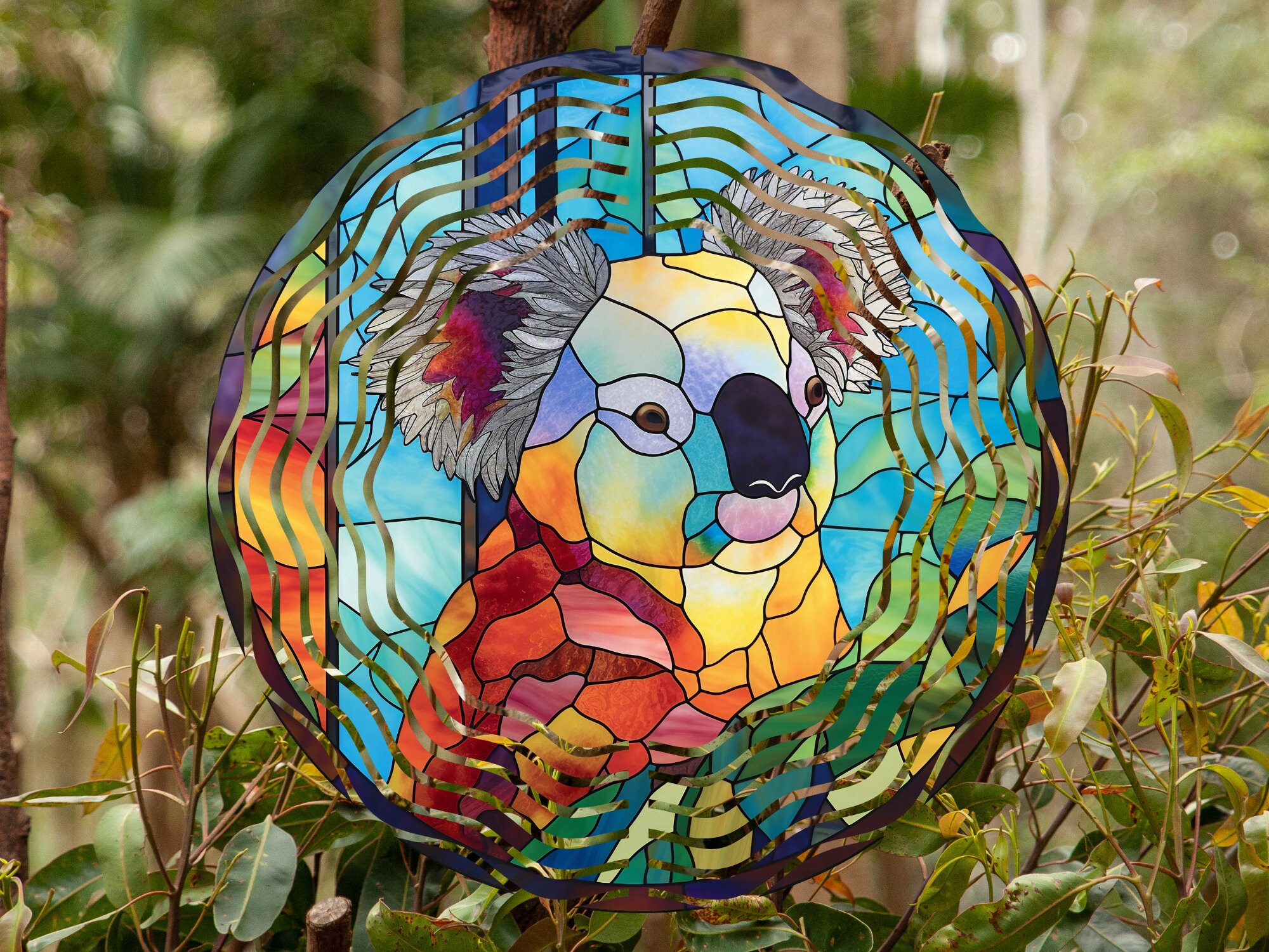 10-inch Koala Wind Spinner Wind Catcher Outdoor Decor Yard Art Porch ...