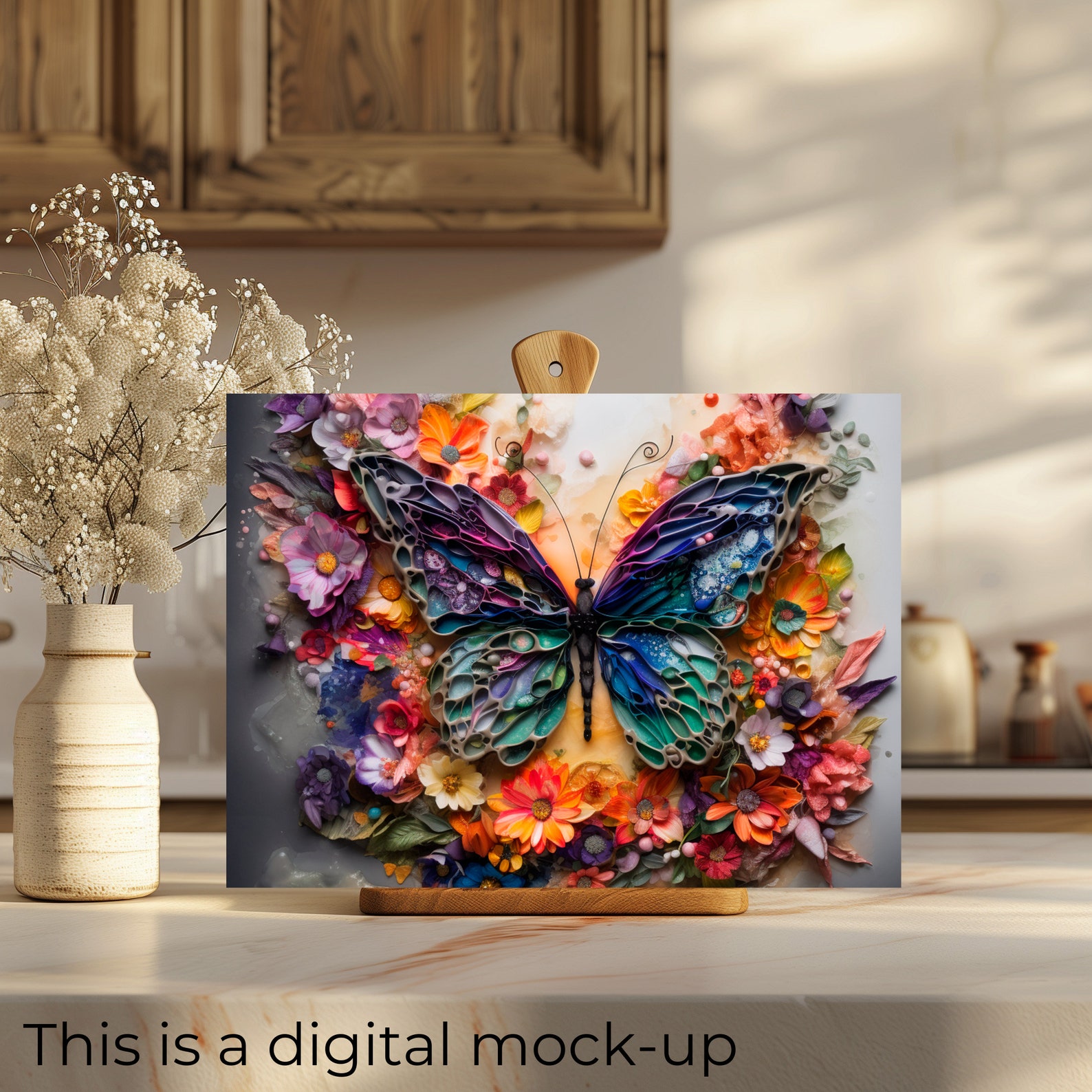 Butterfly Glass Cutting Board, Cutting Mat, Serving Board, Clear Trivet ...