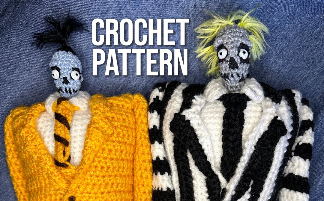 Bob Shrunken Head With Disguise Option Fan Art Crochet Pattern With ...