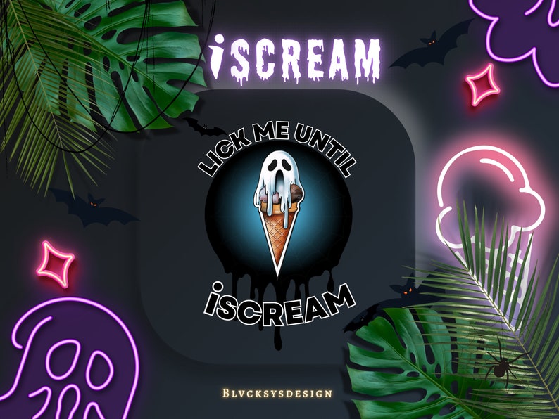 Summerween Ice Cream You Scream Birthday T-shirt Clipart Spooky Sticker ...
