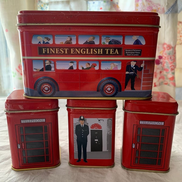British Tea Tin - Etsy