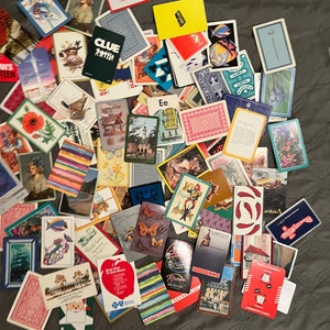 120 Random Playing Cards Assortment of Old and Newer Cards for Swap ...