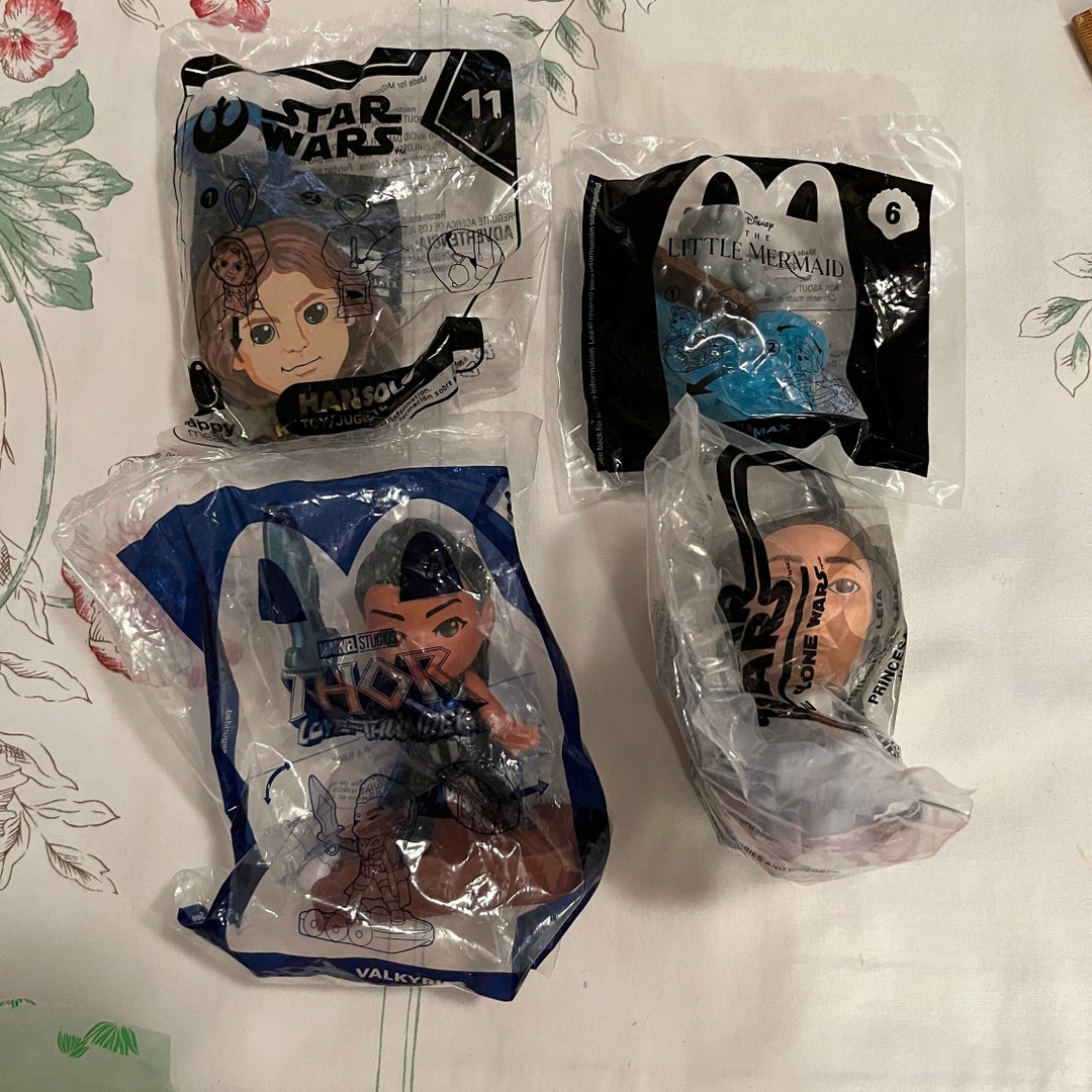 Figures: Little Mermaid Max, Thor Valkyrie, Star Wars Princess Leia ...