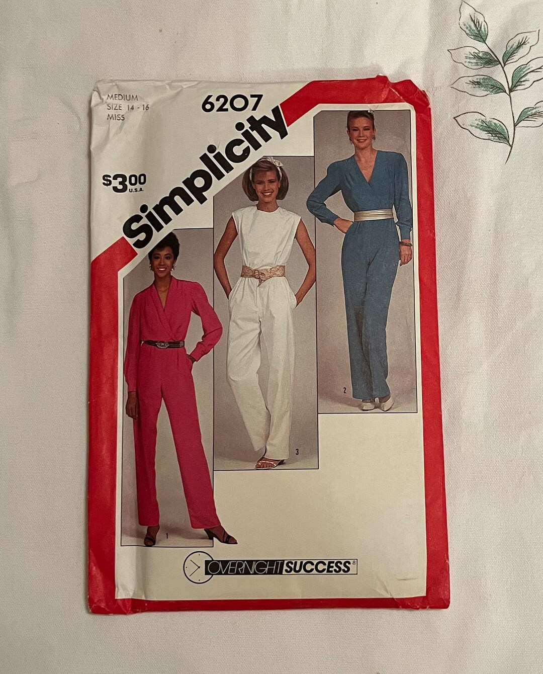 Retro Jumpsuit Pattern, Simplicity 6207, Overnight Success, Miss Size ...