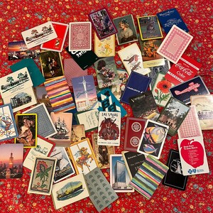 120 Random Playing Cards Assortment of Old and Newer Cards for Swap ...