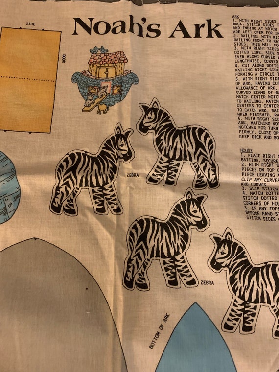 Noah's Ark Panels to Cut Out and Make Stuffed Ark With - Etsy