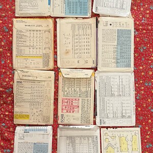 12 Sewing Pattern Envelopes / Bundle of Vogue, Mccall's, Simplicity ...