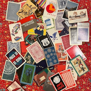 120 Random Playing Cards Assortment of Old and Newer Cards for Swap ...