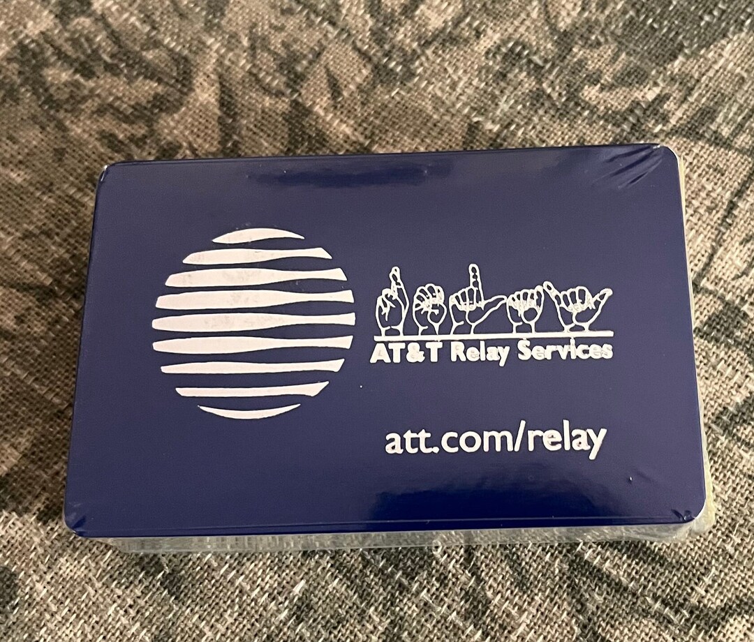 ATT Relay Services Playing Cards Symbols of Sign Language - Etsy