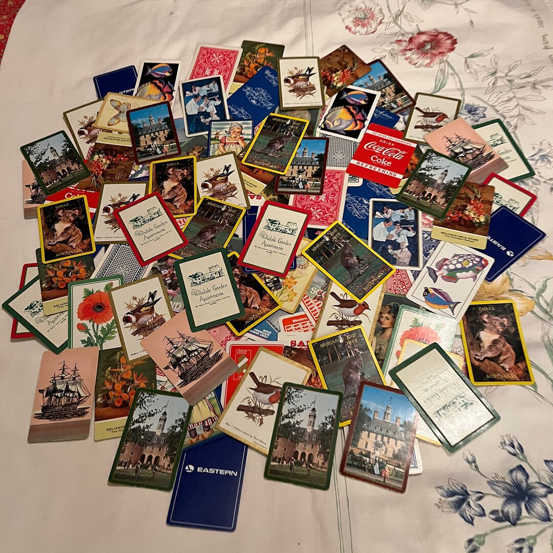 50 Random Playing Cards Assortment of Fifty Old and Newer Cards for ...