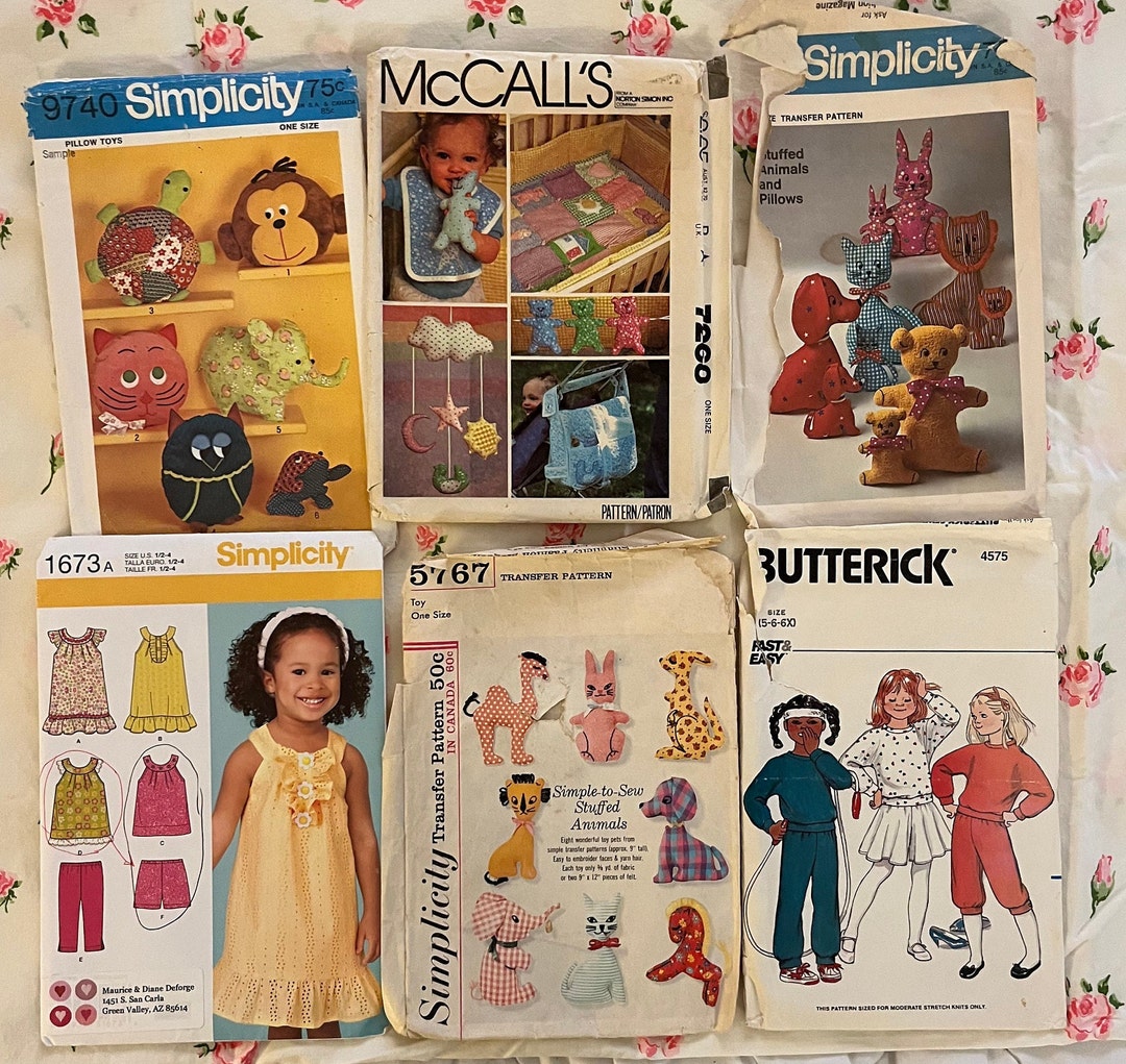 Craft Sewing Pattern Envelopes for Junk Journals, Scrapbooking Mccall's ...