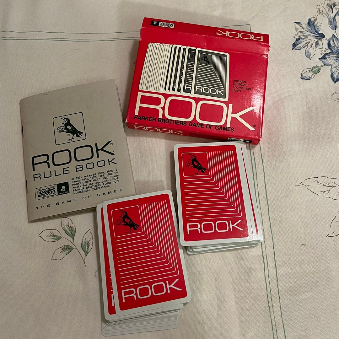 Rook Card Game, 1968 Parker Brothers Game of Games, Includes Rook Rule ...