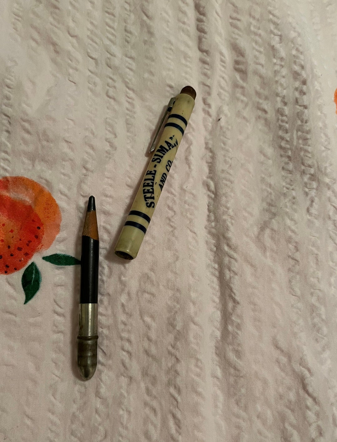 Vintage Bullet Pencil Lead Pencil With Bullet Shaped Metal - Etsy