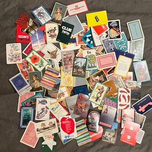 120 Random Playing Cards Assortment of Old and Newer Cards for Swap ...