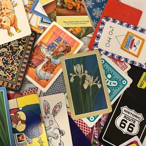 120 Random Playing Cards Assortment of Old and Newer Cards for Swap ...
