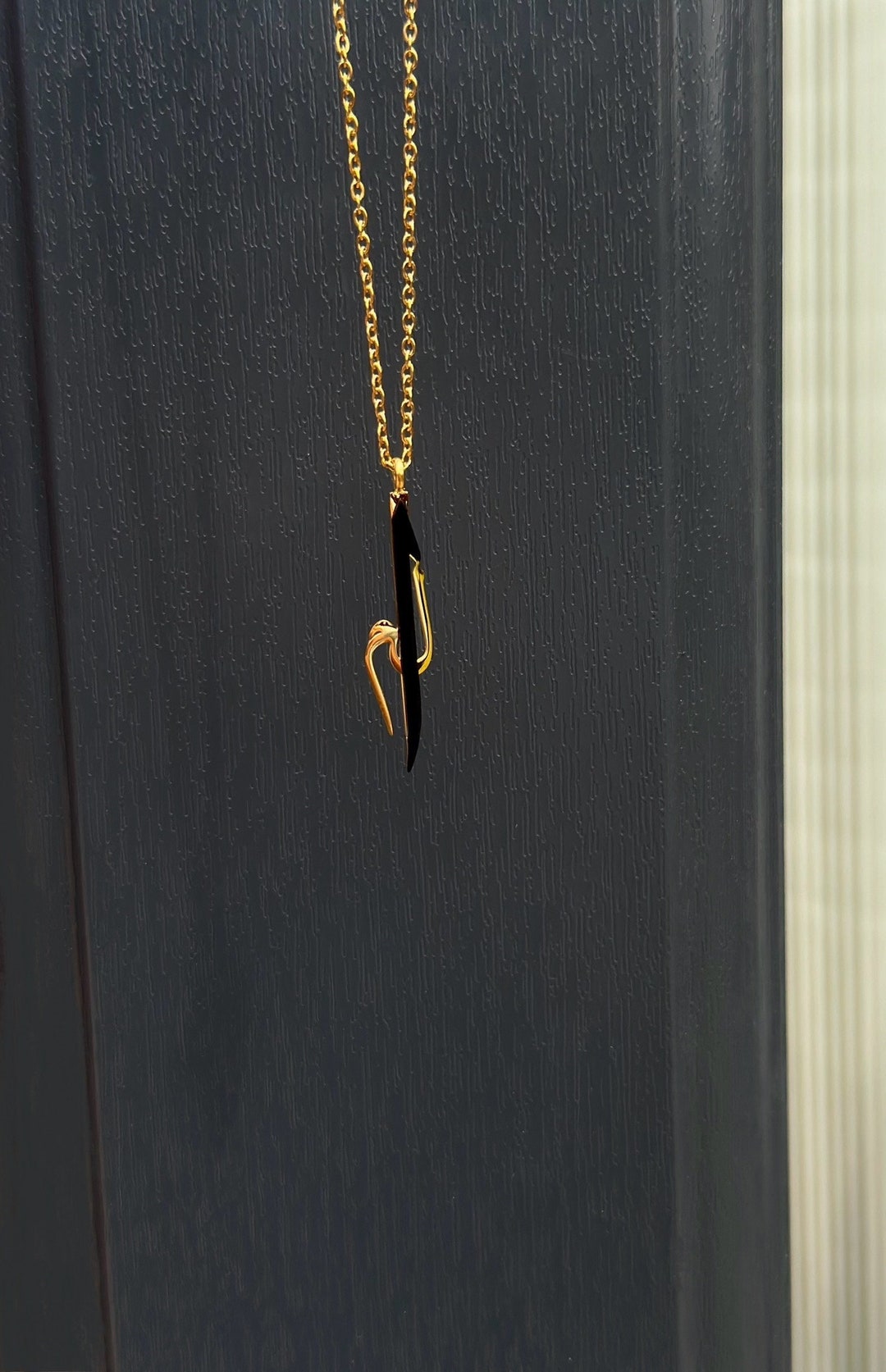 Darqawi Alif Lam Mim Necklace Arabic Caligraphy - Etsy