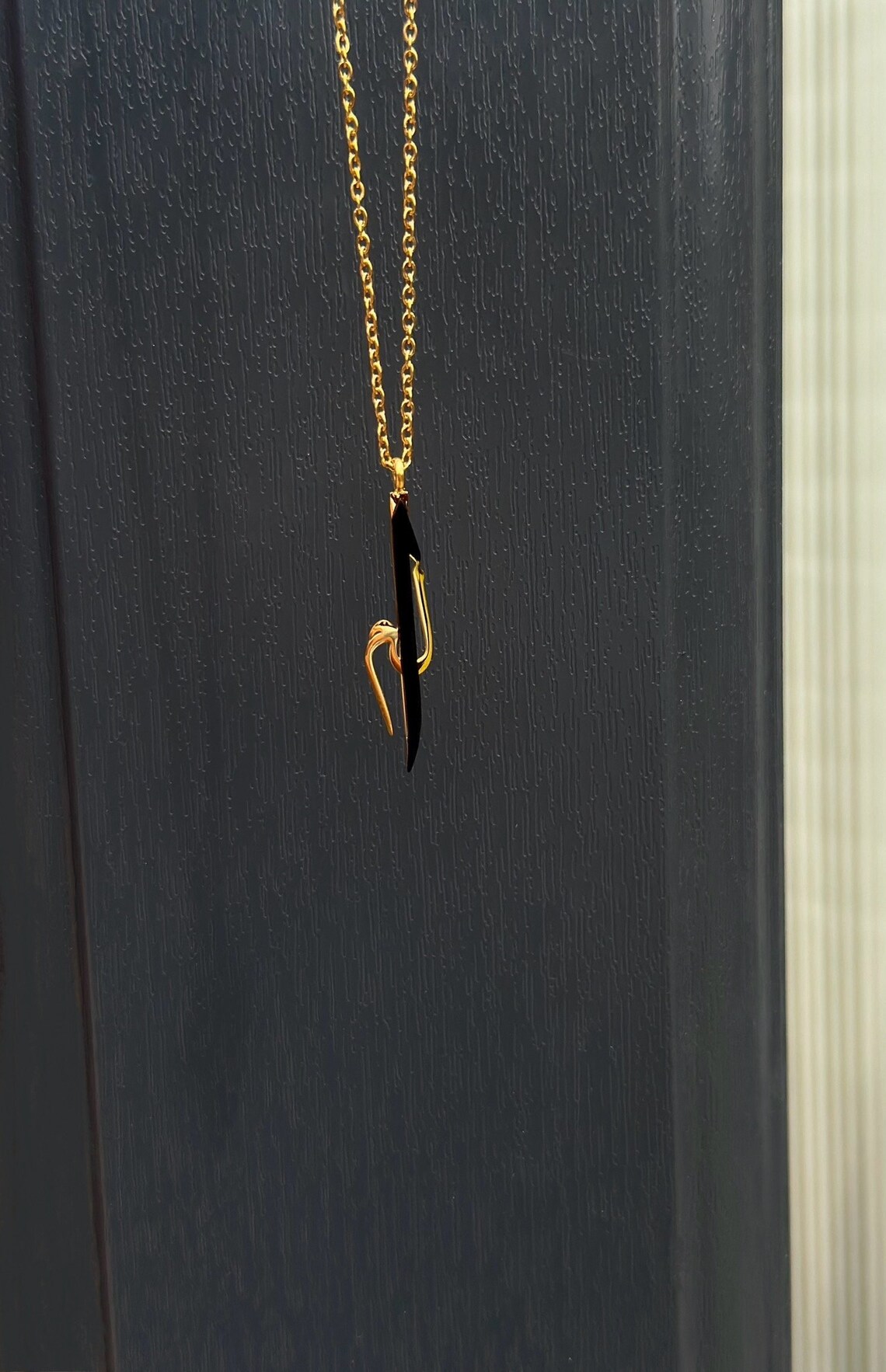 Darqawi Alif Lam Mim Necklace Arabic Caligraphy - Etsy