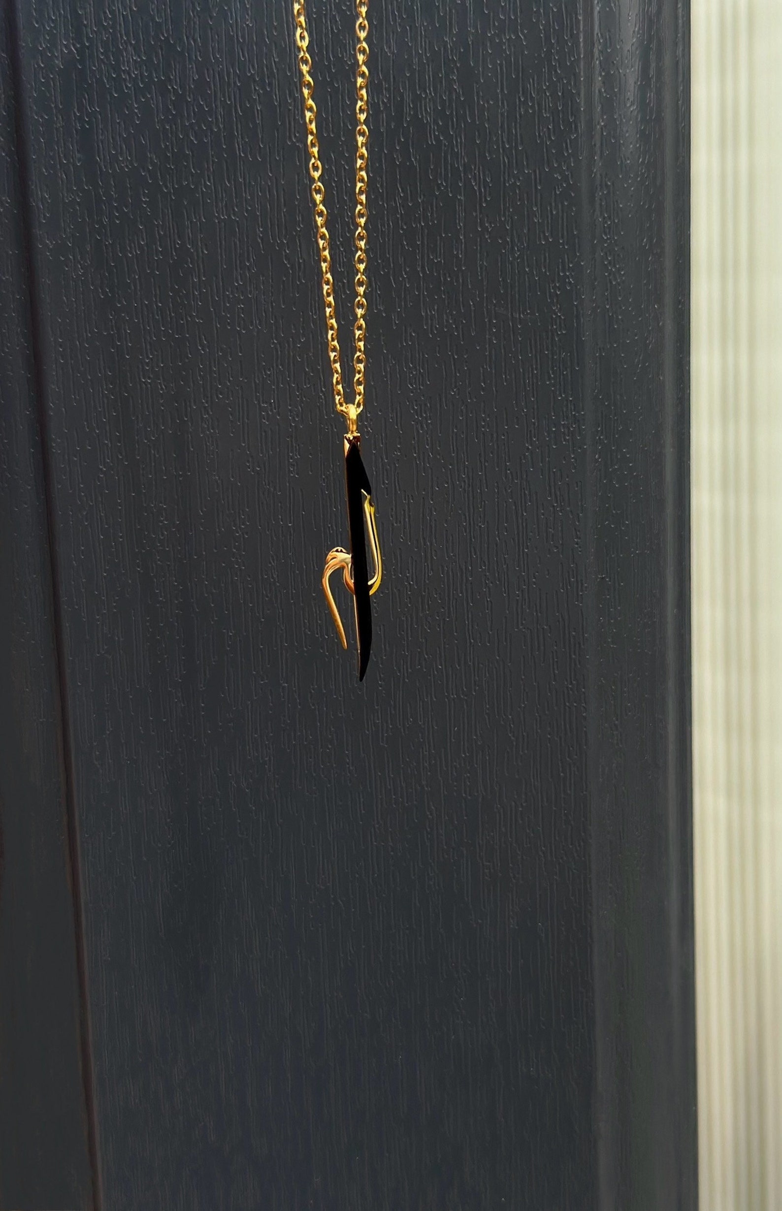Darqawi Alif Lam Mim Necklace Arabic Caligraphy - Etsy